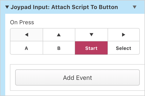 Scripting Events | GB Studio